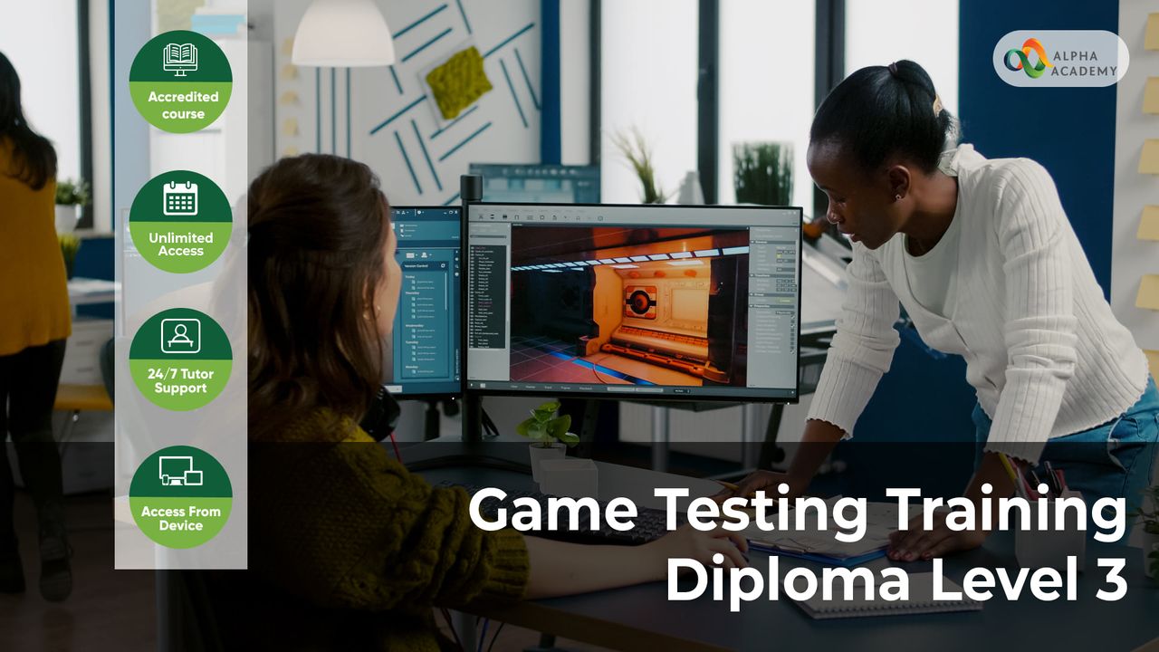 Game Testing Training Diploma Level 3 | eLearning | Fanatical