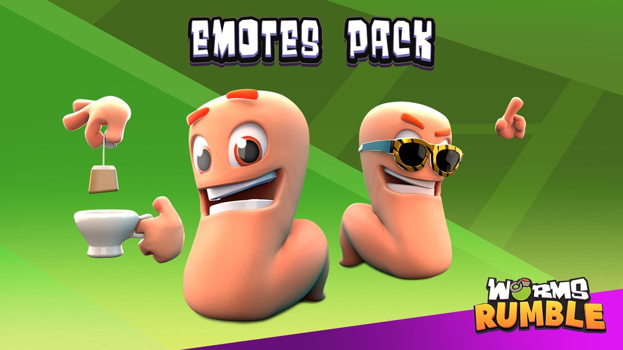 Worms Rumble - Emote Pack | PC Steam Downloadable Content | Fanatical