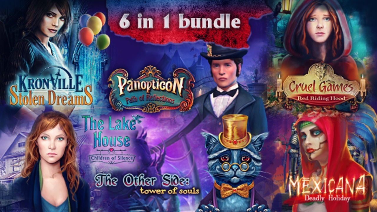 Hidden Object 6-in-1 bundle | PC Steam Game | Fanatical