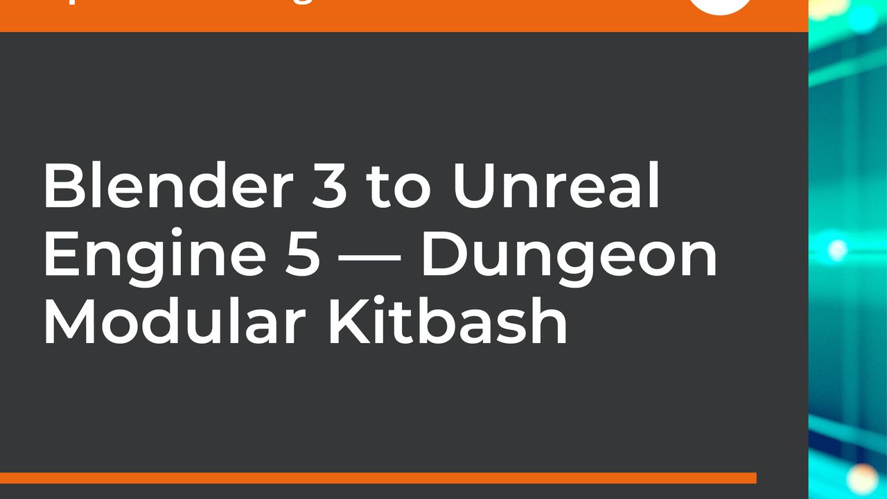 Blender 3 To Unreal Engine 5 Dungeon Modular Kitbash Drm Free blender-3-to-unreal-engine-5-dungeon-modular-kitbash-drm-free
