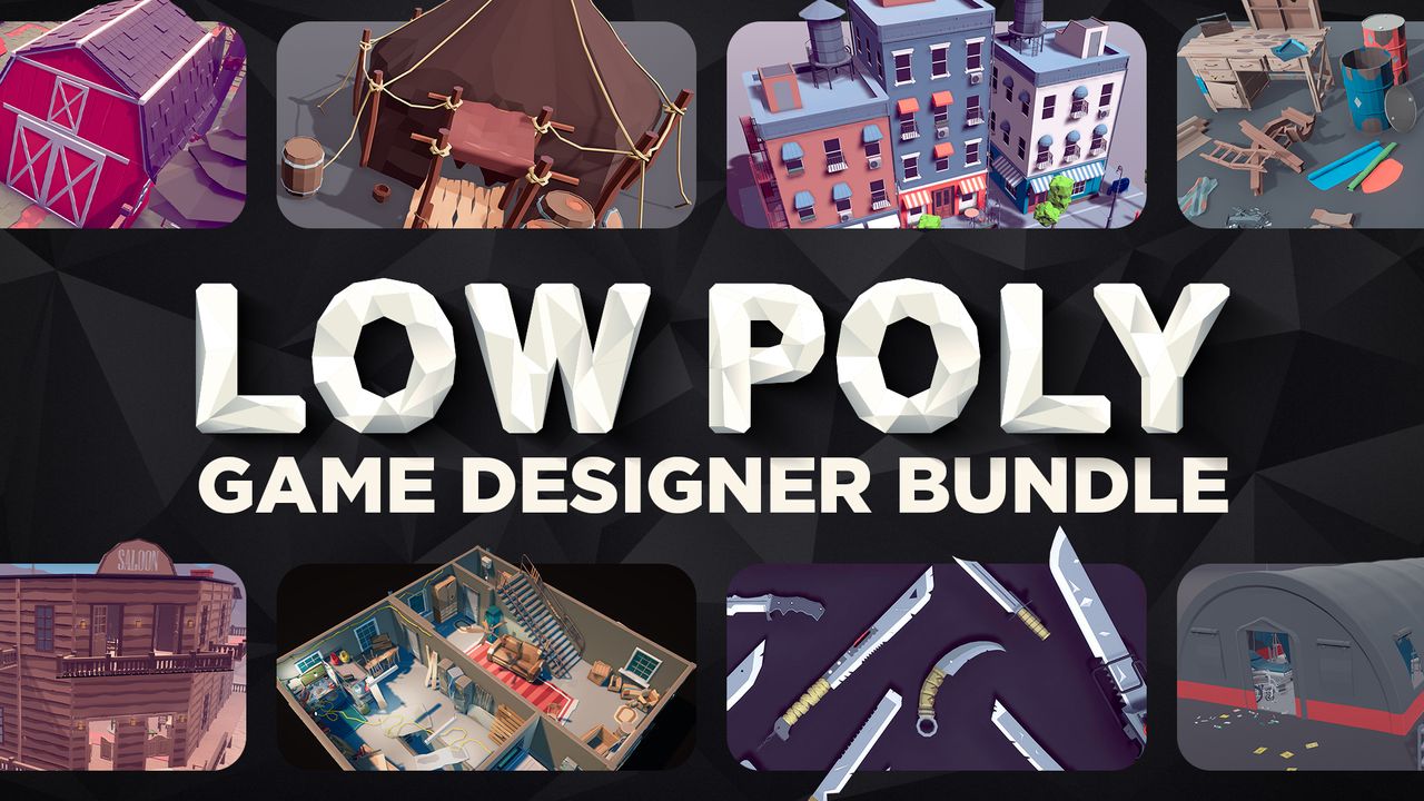 Low Poly Game Designer Bundle | eLearning Bundle | Fanatical