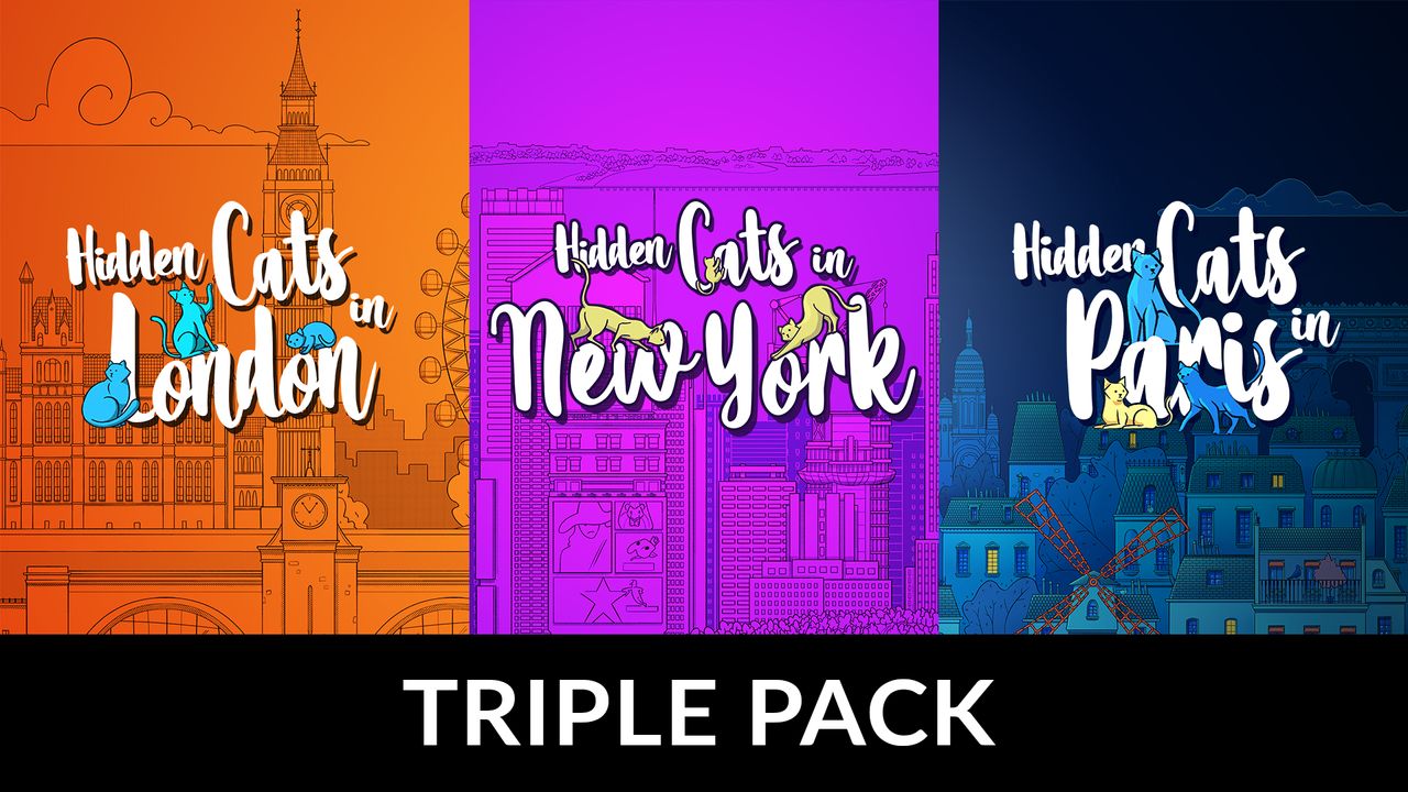 Hidden Cats Triple Pack | Steam Game Bundle | Fanatical