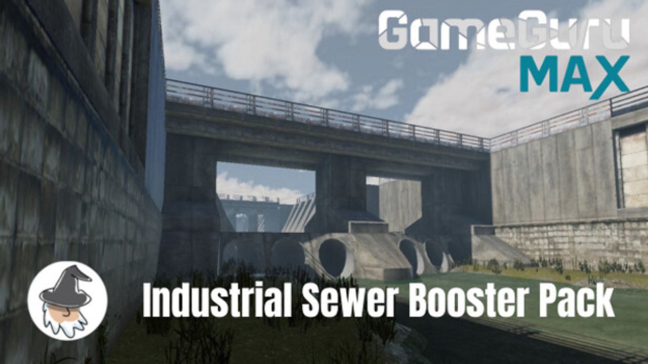 GameGuru MAX Modern Day Booster Pack - Industrial Sewers | PC Steam ...