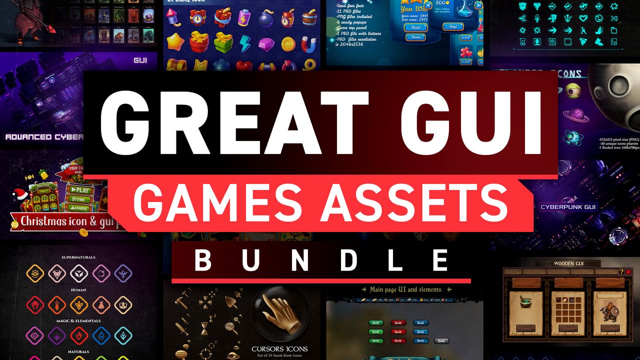 Great GUI Games Assets Bundle | Software Bundle | Fanatical