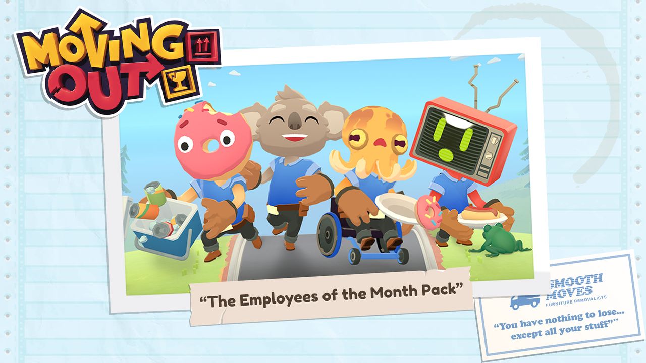 Moving Out - The Employees of the Month Pack | PC Steam Downloadable ...