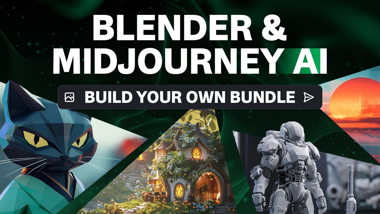 Blender and Midjourney AI Build your own Bundle | Fanatical