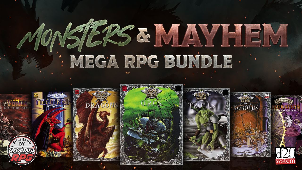 Monsters & Mayhem-Mega RPG Bundle | eBook Bundle | Fanatical