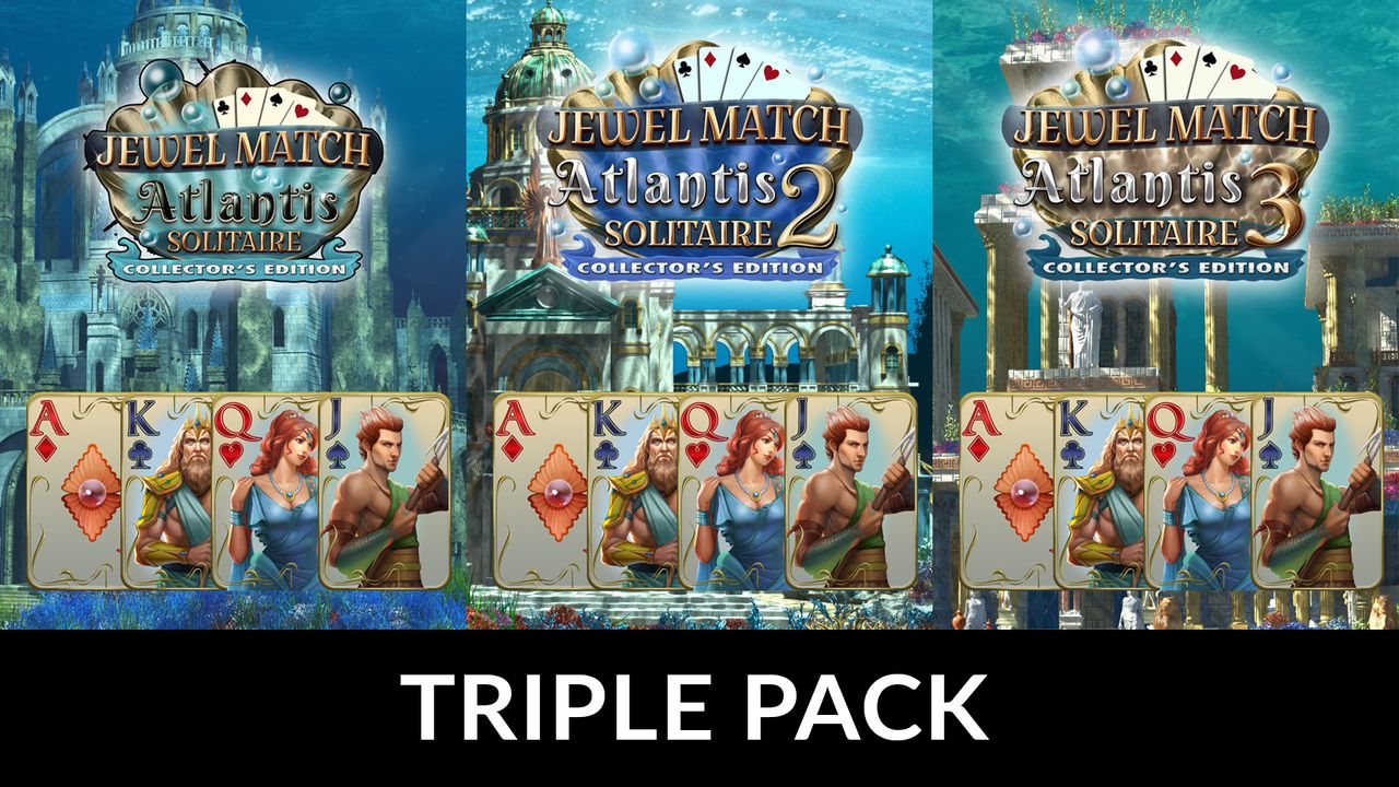 Jewel Match Atlantis Triple Pack | Steam Game Bundle | Fanatical