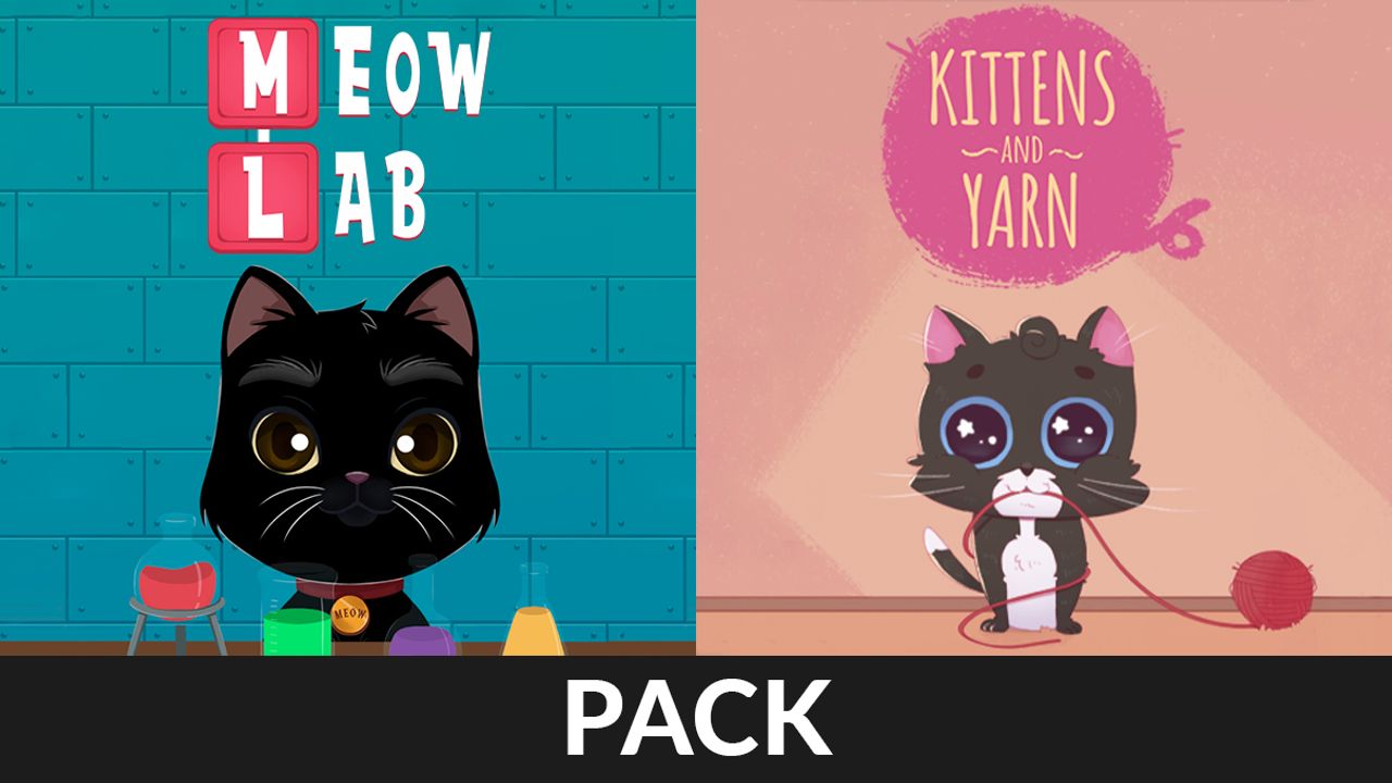 Meow Lab & Kittens and Yarn Pack | Steam Game Bundle | Fanatical
