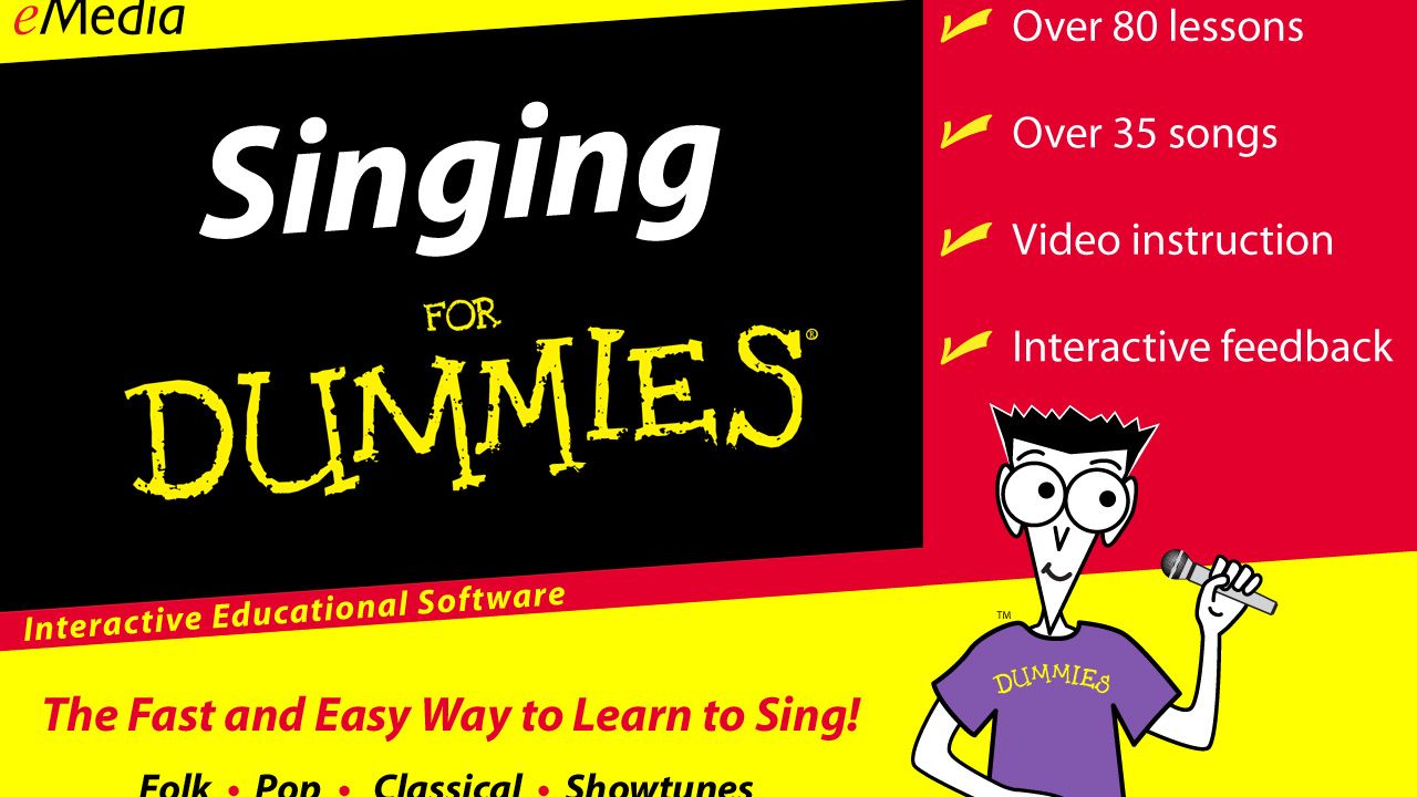 Singing For Dummies Level 1 - Interactive Educational Software | PC ...