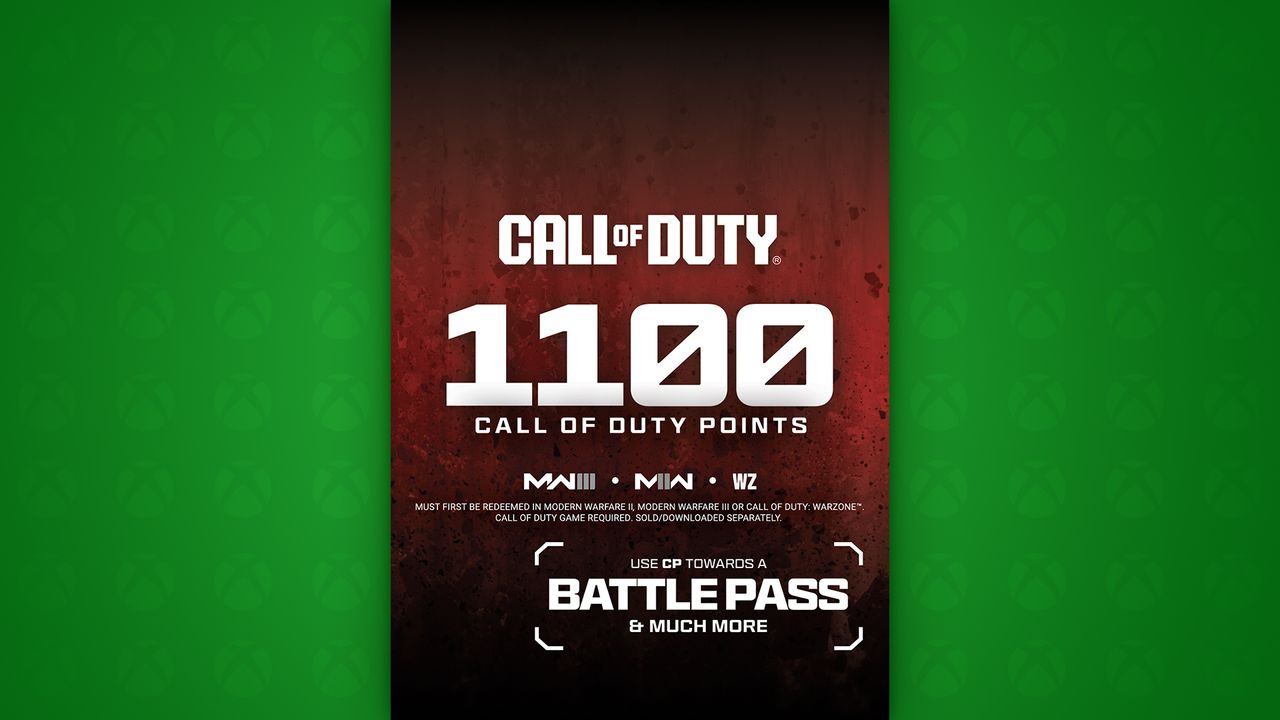 Call of Duty Points 1100 | Xbox Downloadable Content | Fanatical